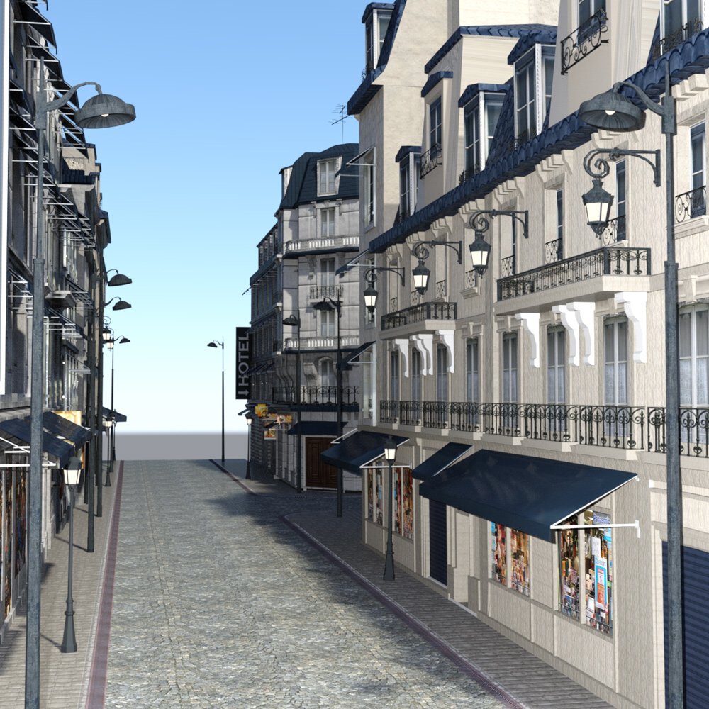 European Street - for DAZ Studio | Daz 3D