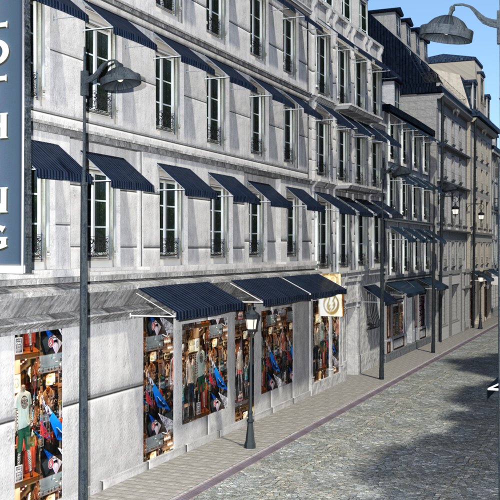 European Street - for DAZ Studio | Daz 3D