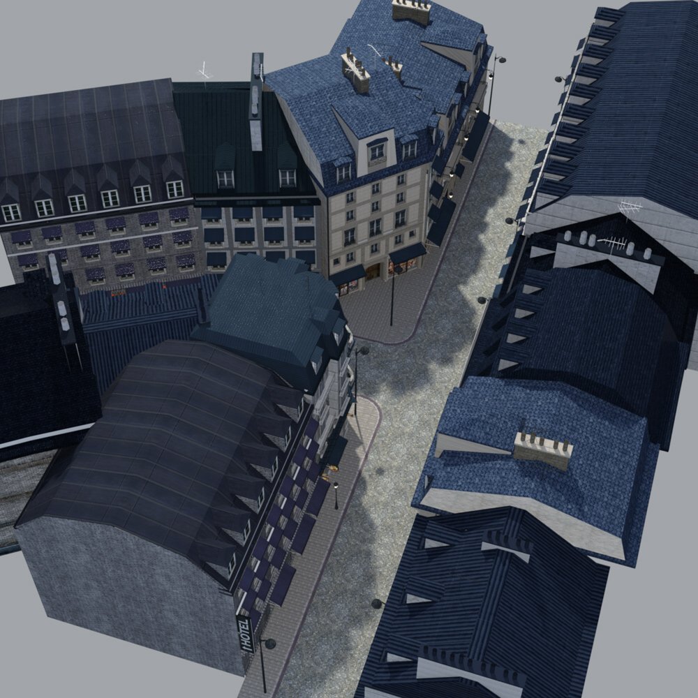 European Street - for DAZ Studio | Daz 3D