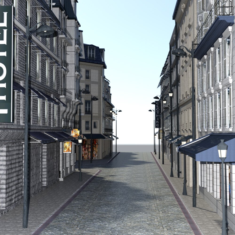European Street - for DAZ Studio | Daz 3D