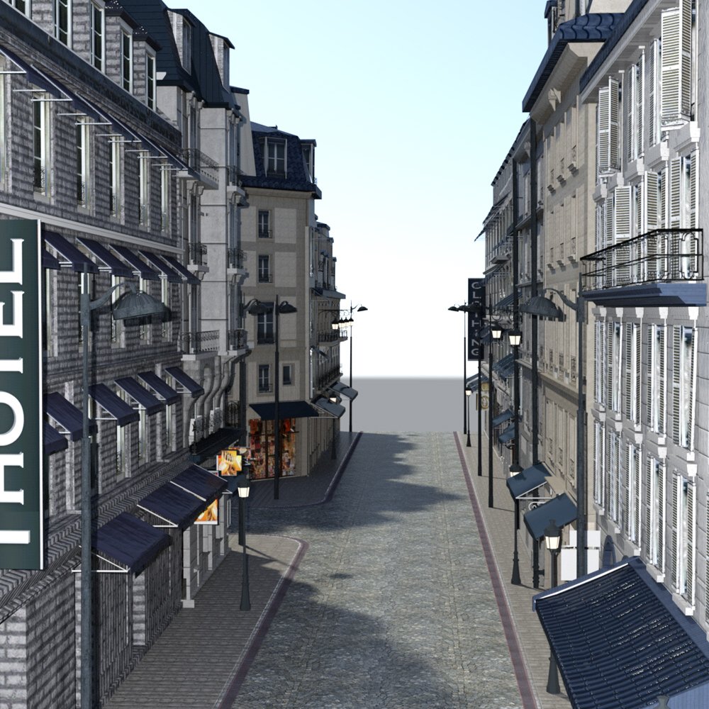 European Street - for DAZ Studio | Daz 3D