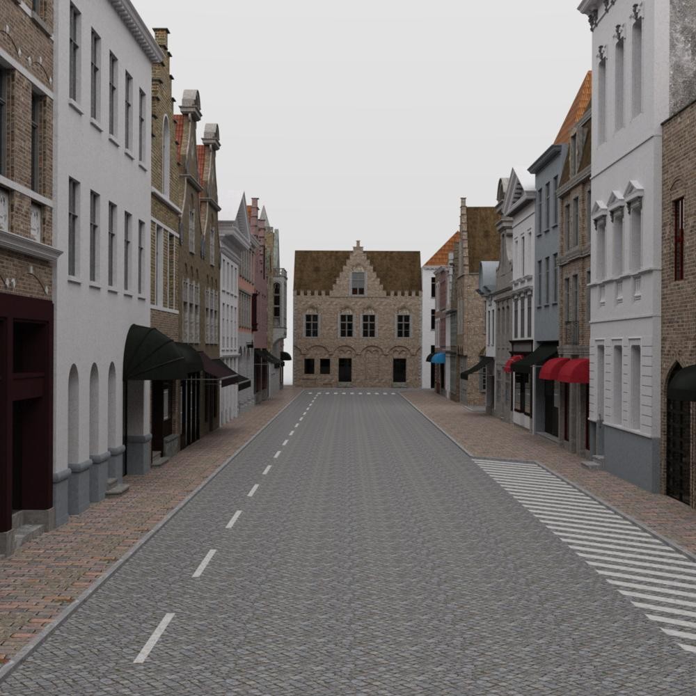 European Street 2 for DAZ Studio | Daz 3D