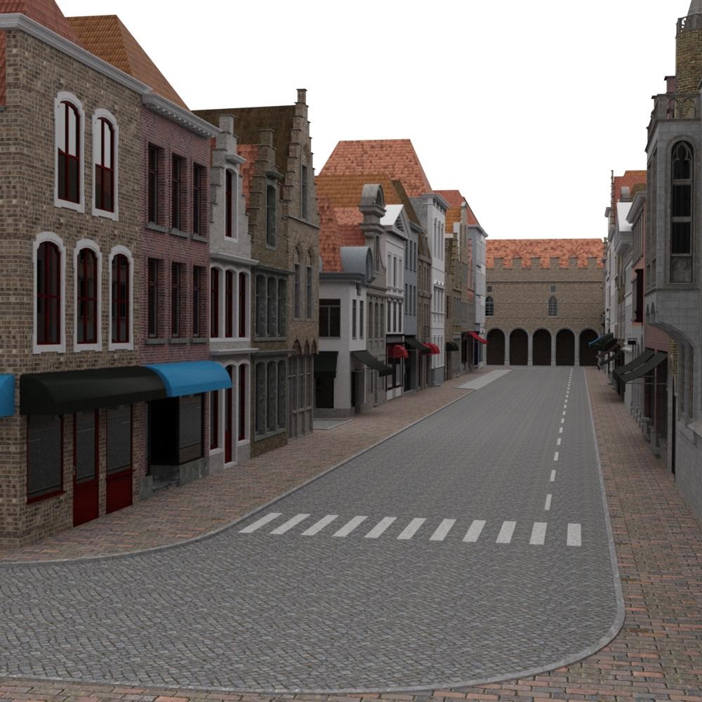 European Street 2 for DAZ Studio | Daz 3D