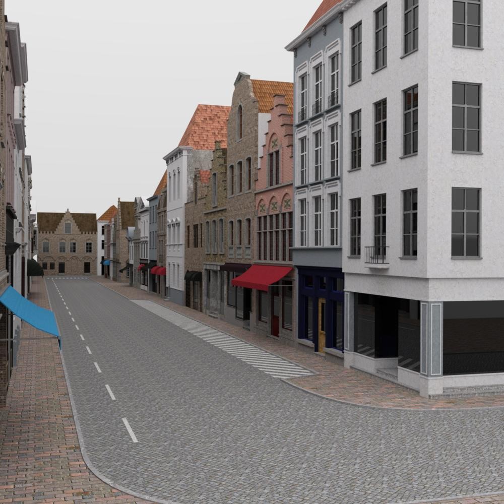 European Street 2 for DAZ Studio | Daz 3D