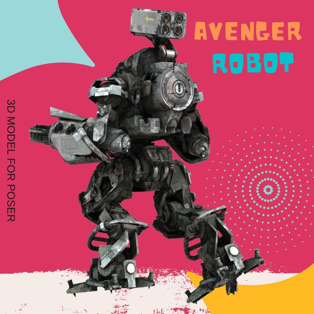 Robot Avenger for Poser | Daz 3D