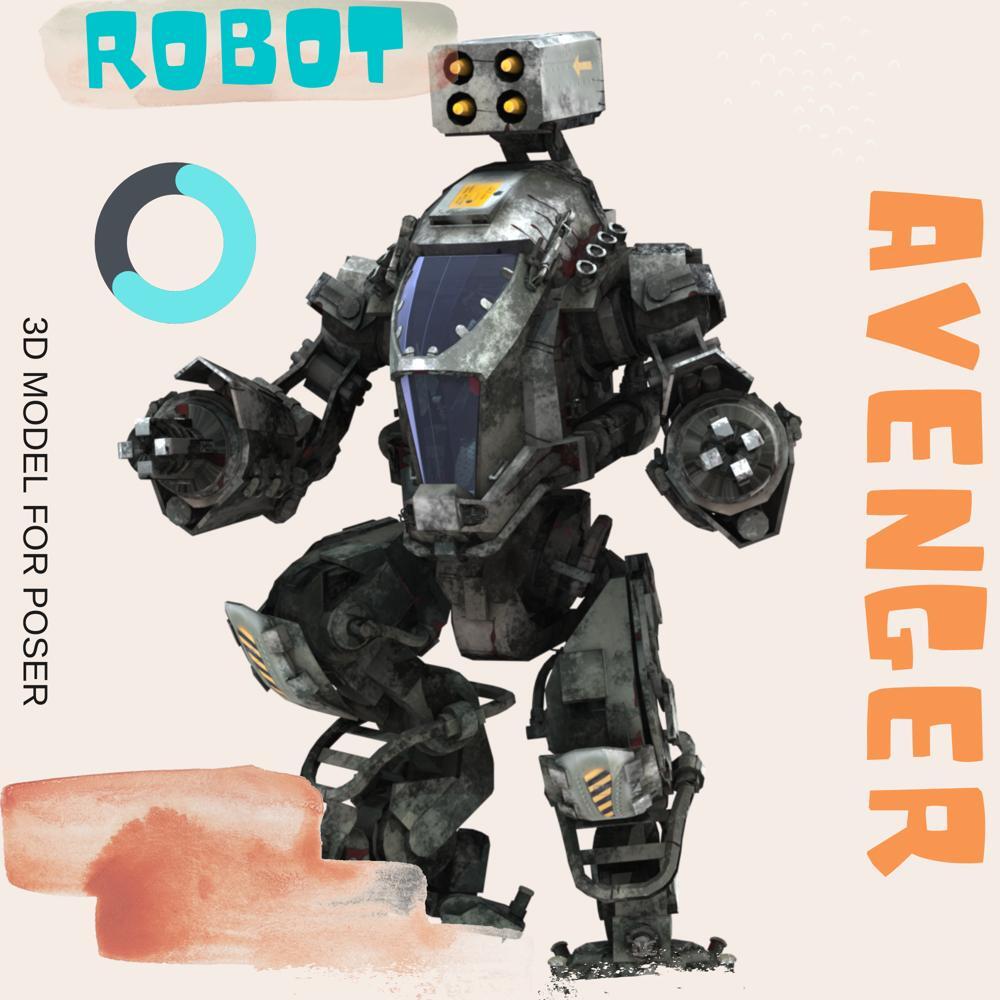 Robot Avenger for Poser | Daz 3D