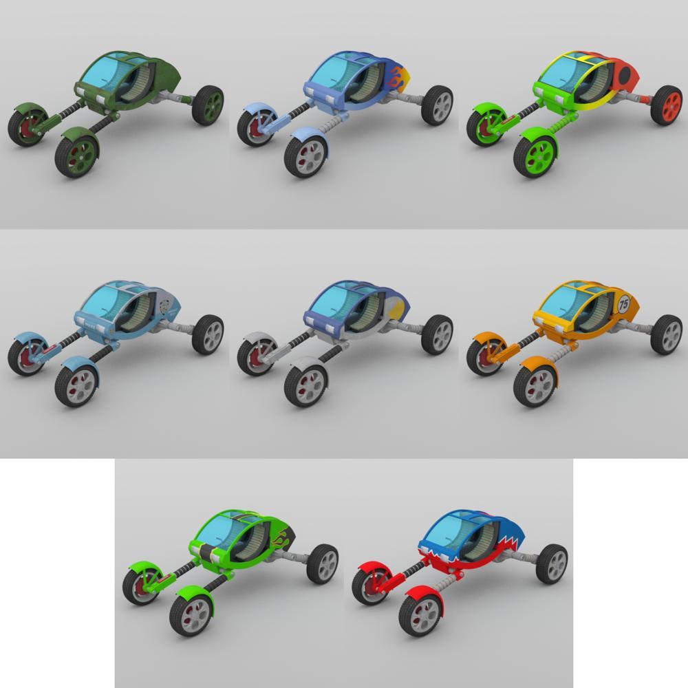 Razor Sci-Fi Racing Buggy for DAZ Studio | Daz 3D