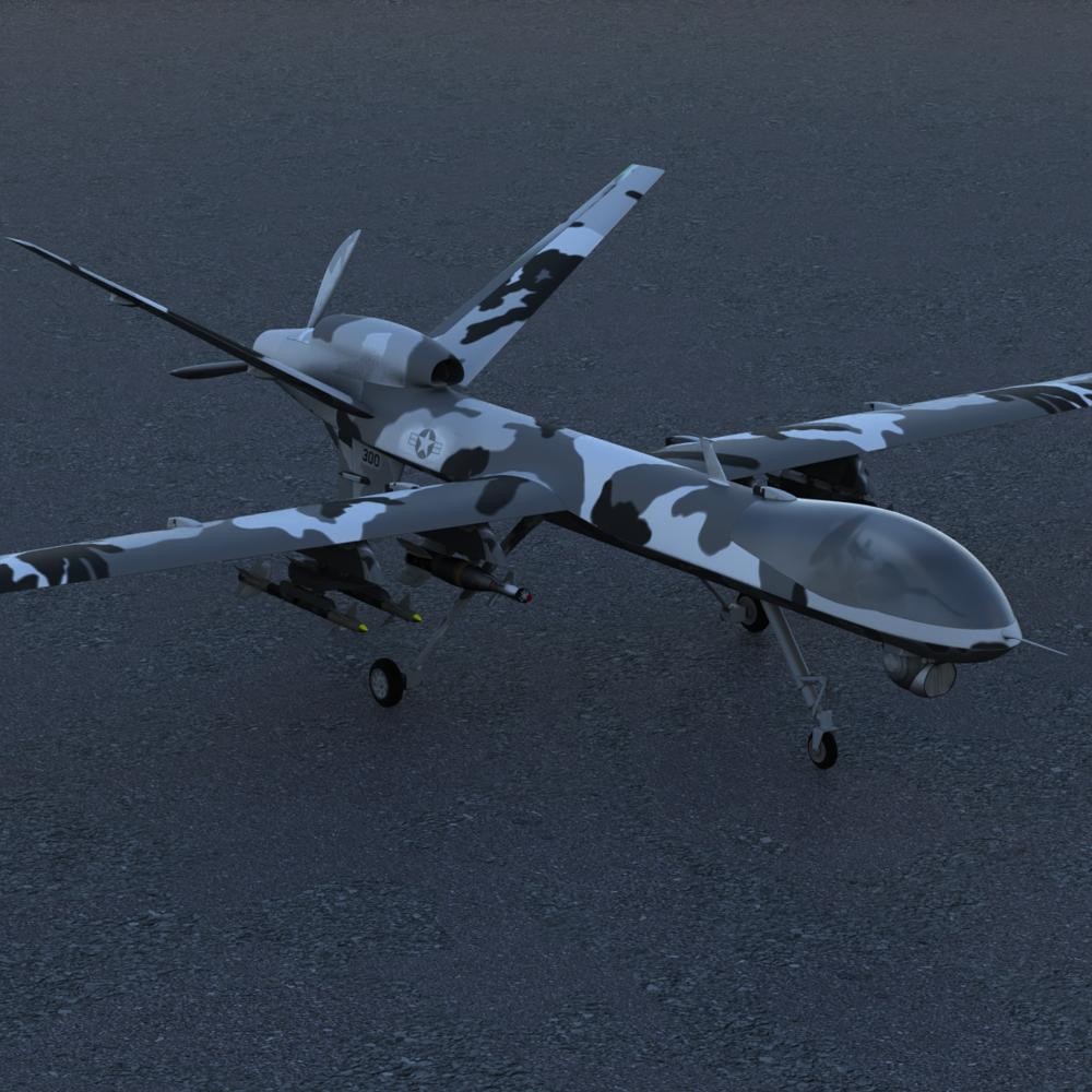 Raptor Unmanned Drone for Poser | Daz 3D