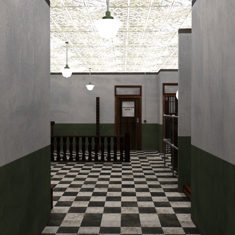Police Station Interior for DAZ Studio | Daz 3D