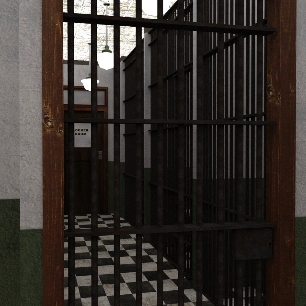 Police Station Interior for DAZ Studio | Daz 3D