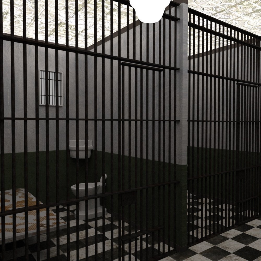 Police Station Interior for DAZ Studio | Daz 3D