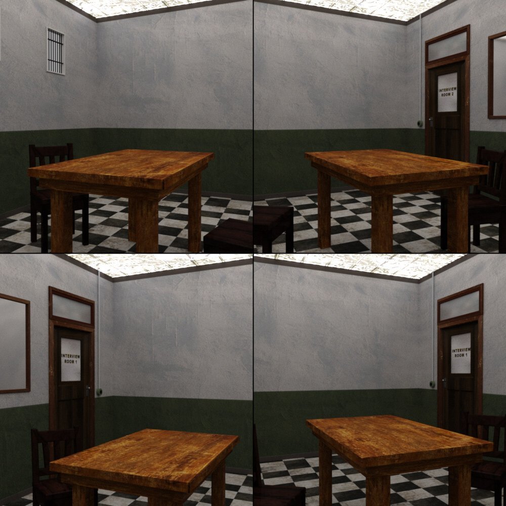Police Station Interior for DAZ Studio | Daz 3D