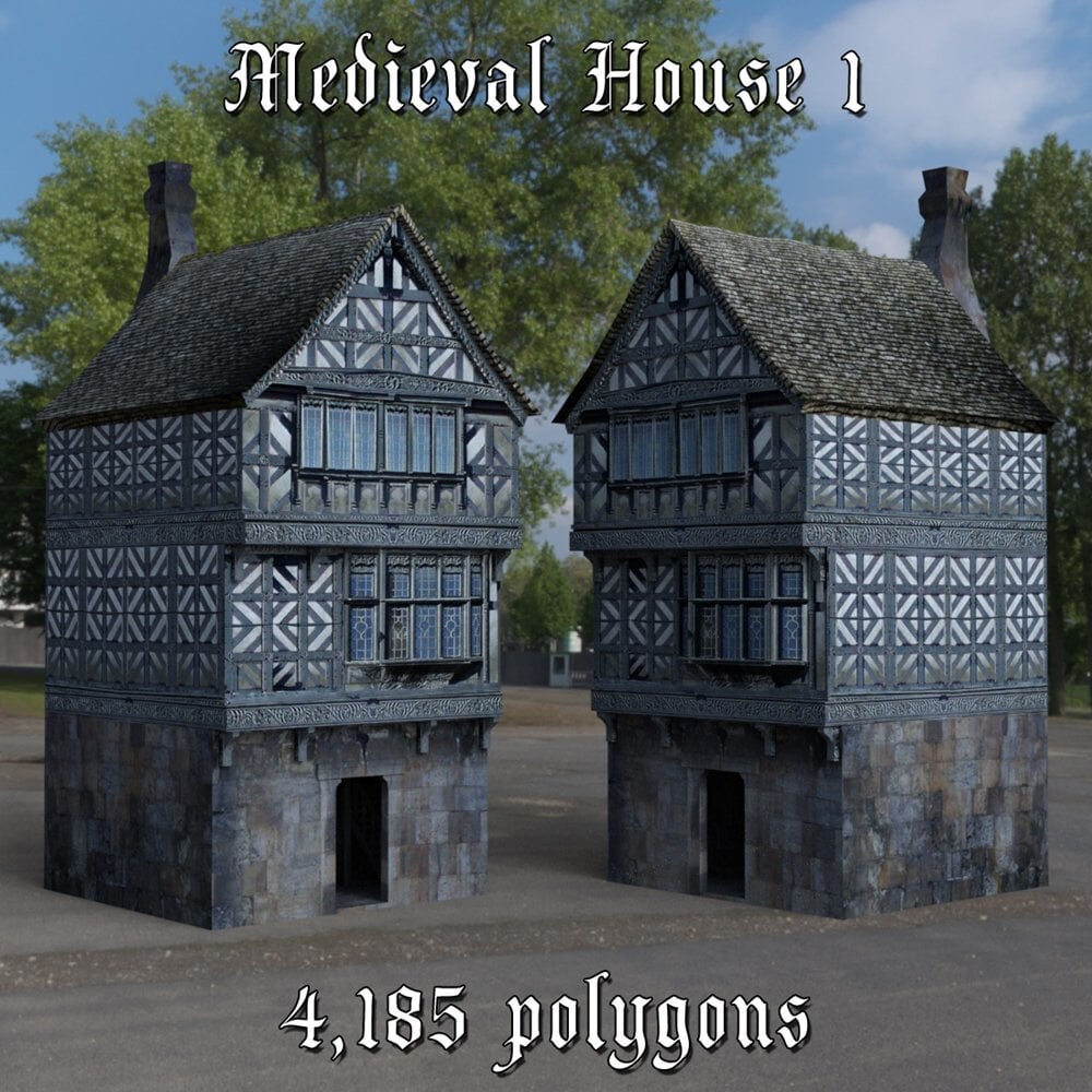 Medieval World Set 1 for DAZ Studio | Daz 3D