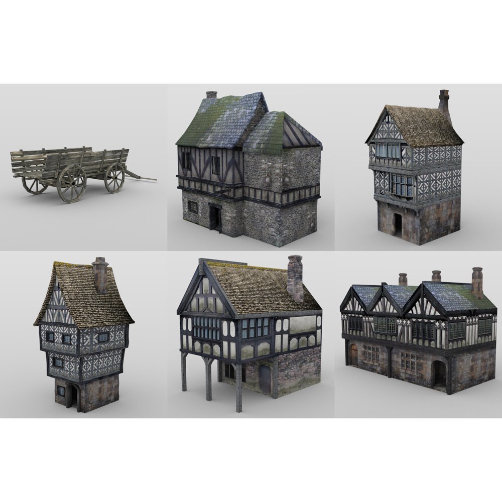 Medieval World Set 1 for DAZ Studio | Daz 3D