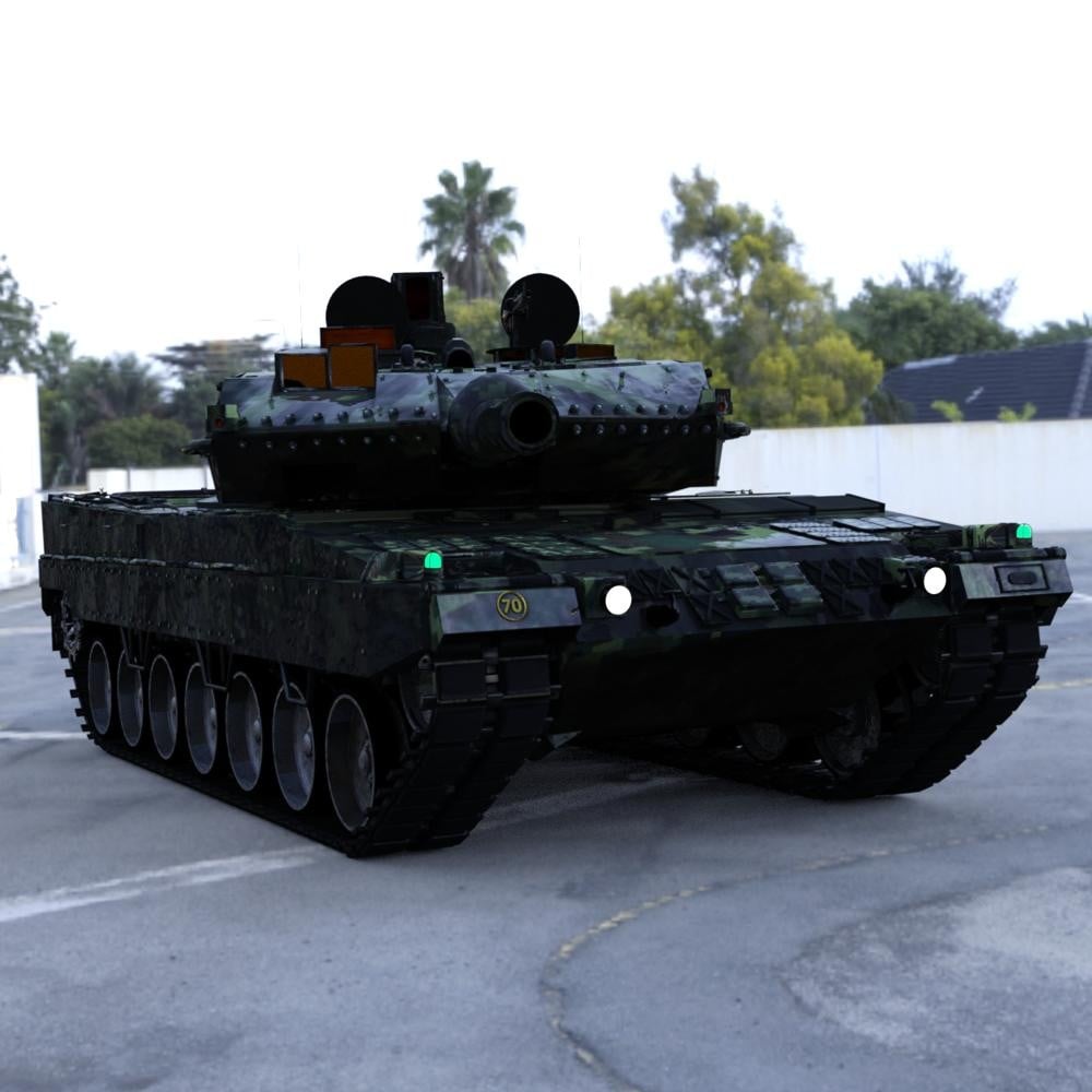 Leopard 2 Tank for DAZ Studio | Daz 3D
