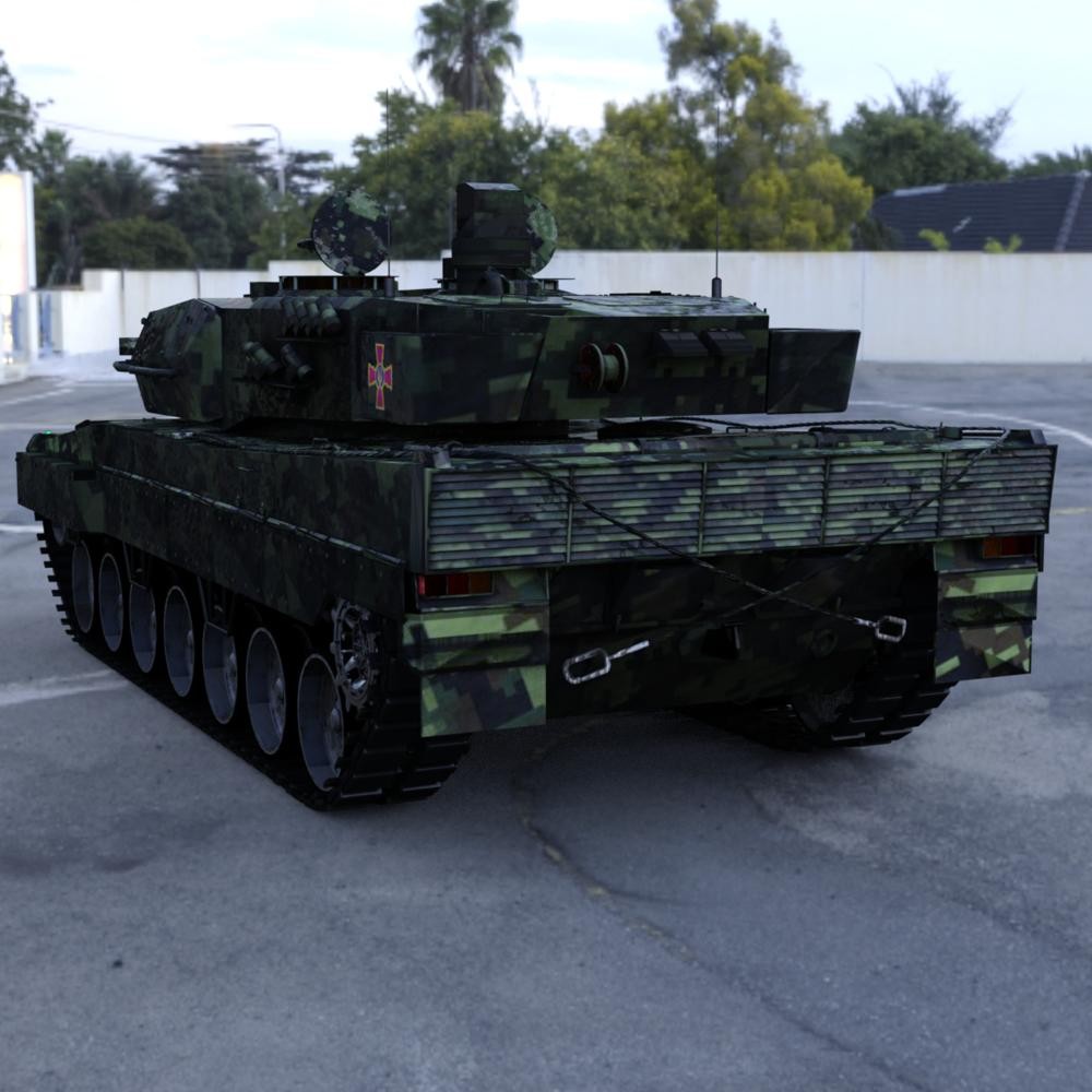Leopard 2 Tank for DAZ Studio | Daz 3D