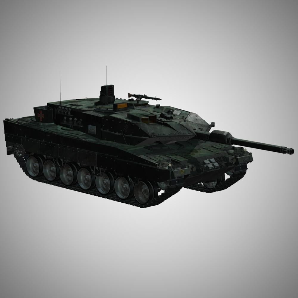 Leopard 2 Tank for Poser | Daz 3D