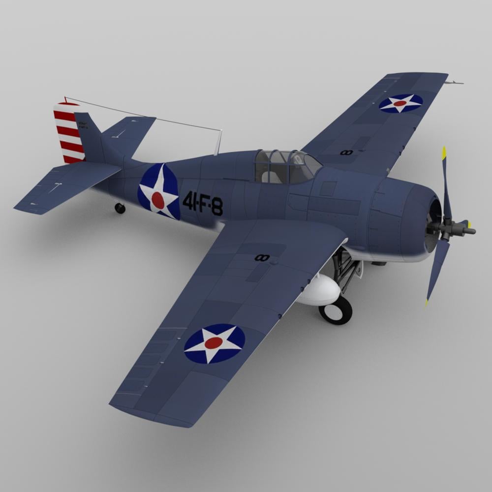 Grumman F4F 4 Wildcat for DAZ Studio | Daz 3D