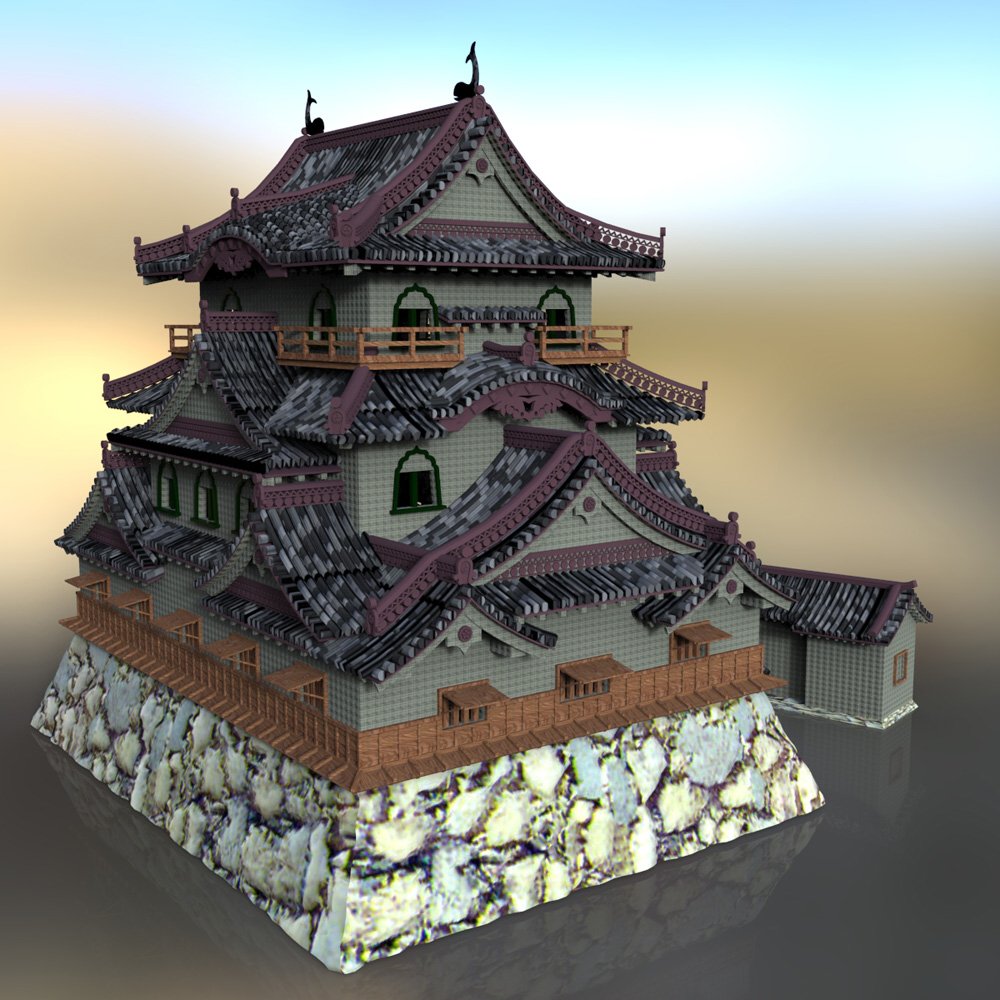 Hikone Castle - for DAZ Studio | Daz 3D