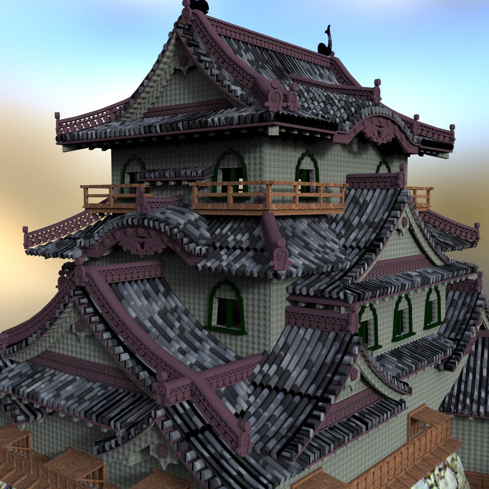 Hikone Castle - for DAZ Studio | Daz 3D