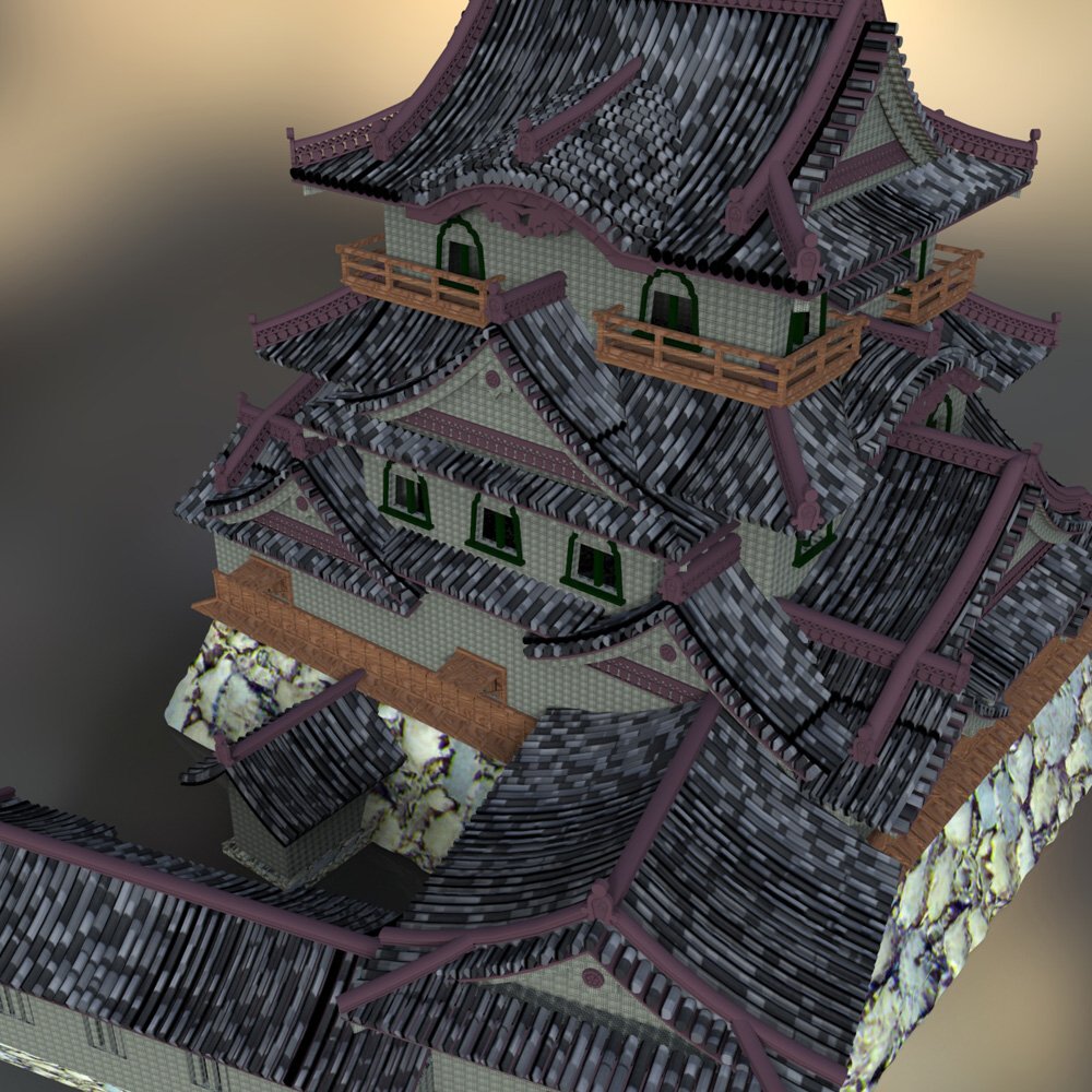 Hikone Castle - for DAZ Studio | Daz 3D