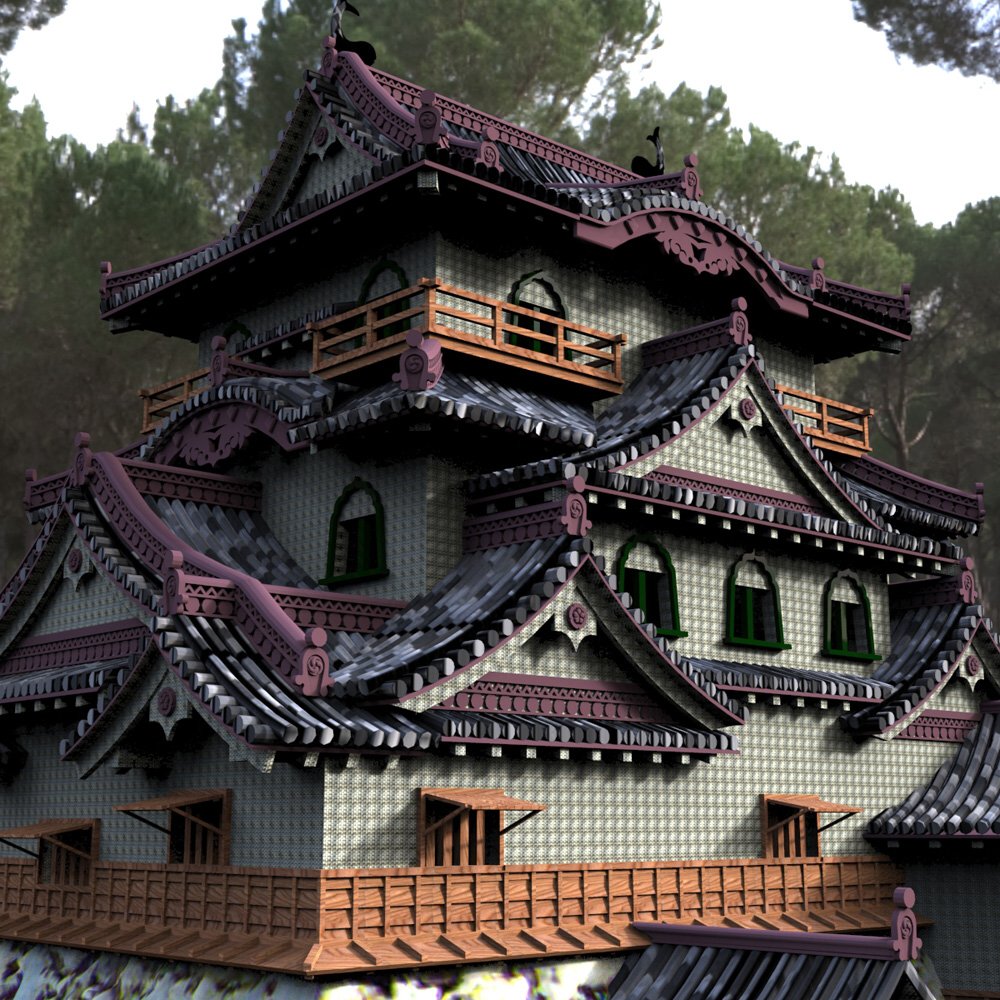 Hikone Castle - for DAZ Studio | Daz 3D
