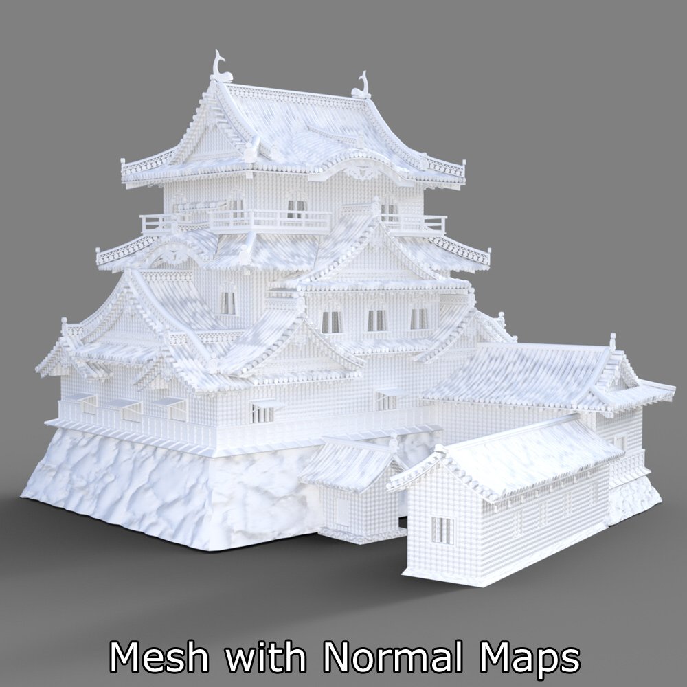 Hikone Castle - for DAZ Studio | Daz 3D