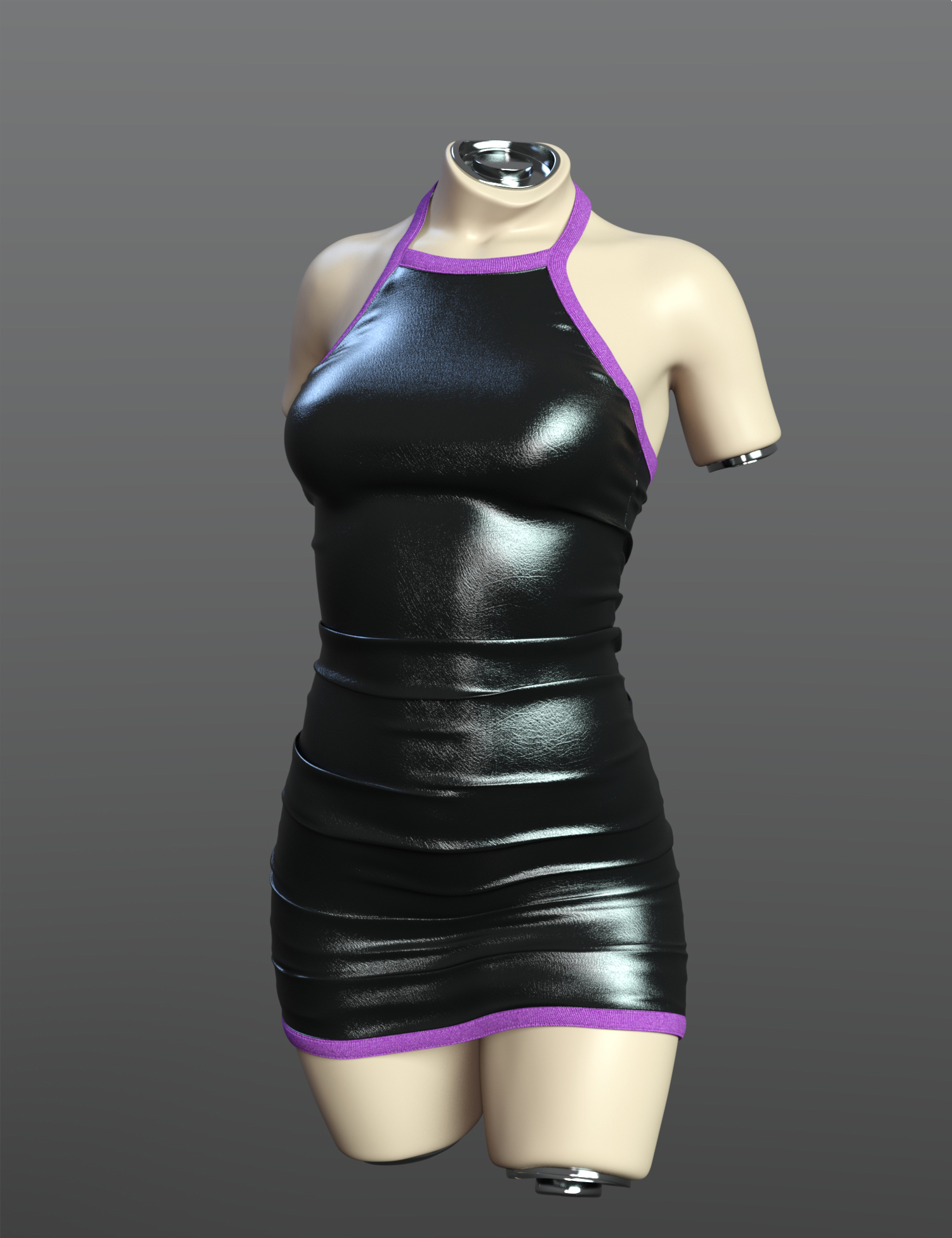 dForce SPR Sleeveless Dress for Genesis 9 | Daz 3D