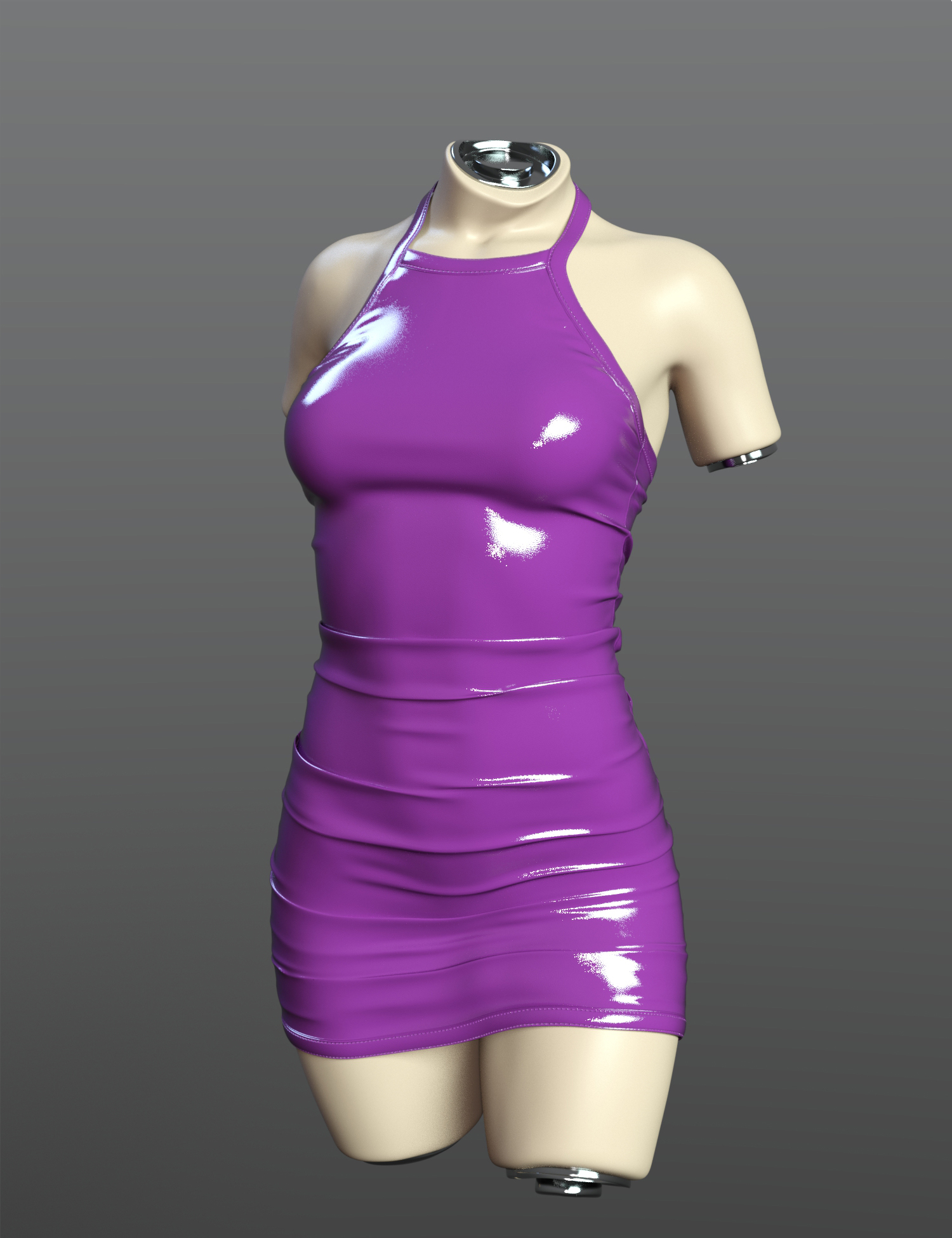 dForce SPR Sleeveless Dress for Genesis 9 | Daz 3D
