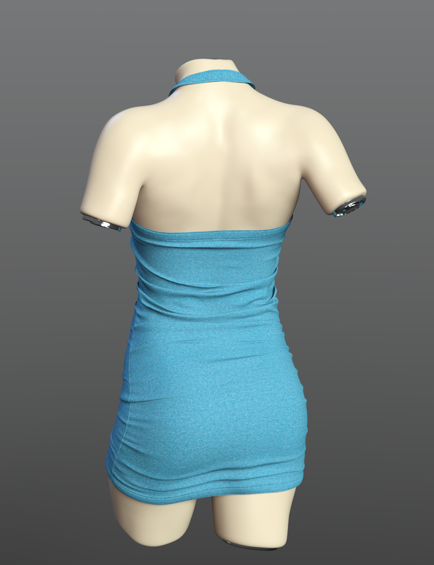 dForce SPR Sleeveless Dress for Genesis 9 | Daz 3D