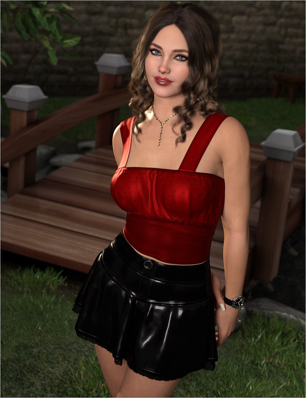 Changeover Textures for OOT Ruffle Skirt and Top | Daz 3D