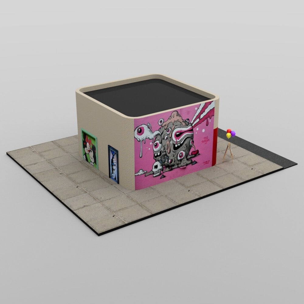 Art Deco Art Supply Store for DAZ Studio | Daz 3D