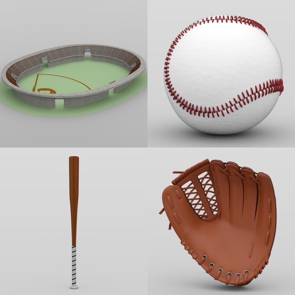 Baseball Items for DAZ Studio | Daz 3D