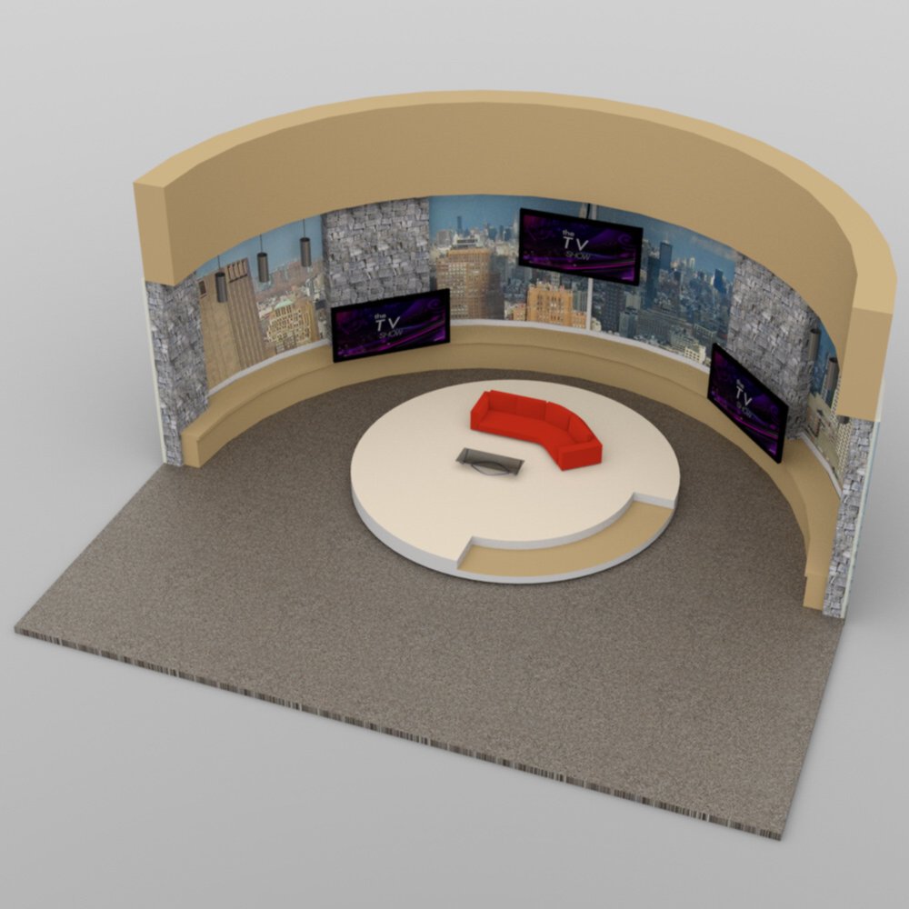 Daytime TV Talk Show Set - for DAZ Studio | Daz 3D