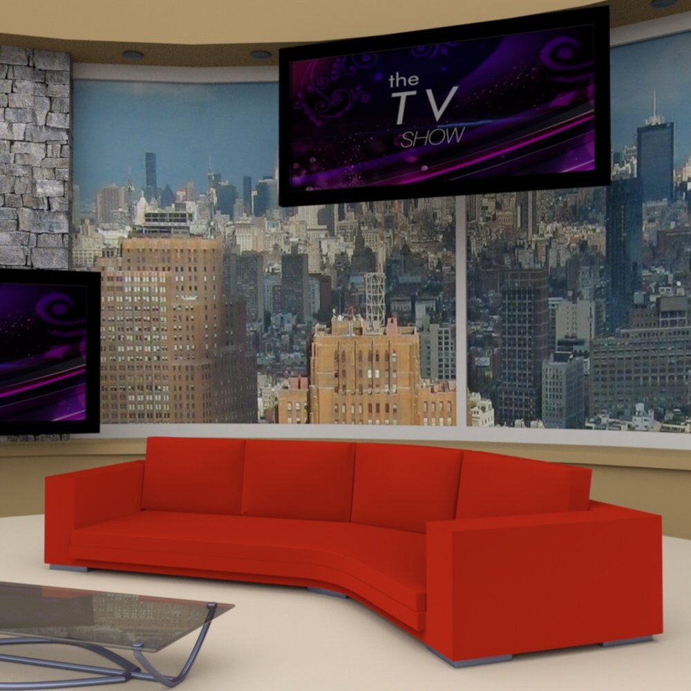 Daytime TV Talk Show Set - for DAZ Studio | Daz 3D