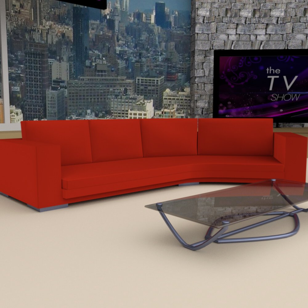 Daytime TV Talk Show Set - for DAZ Studio | Daz 3D