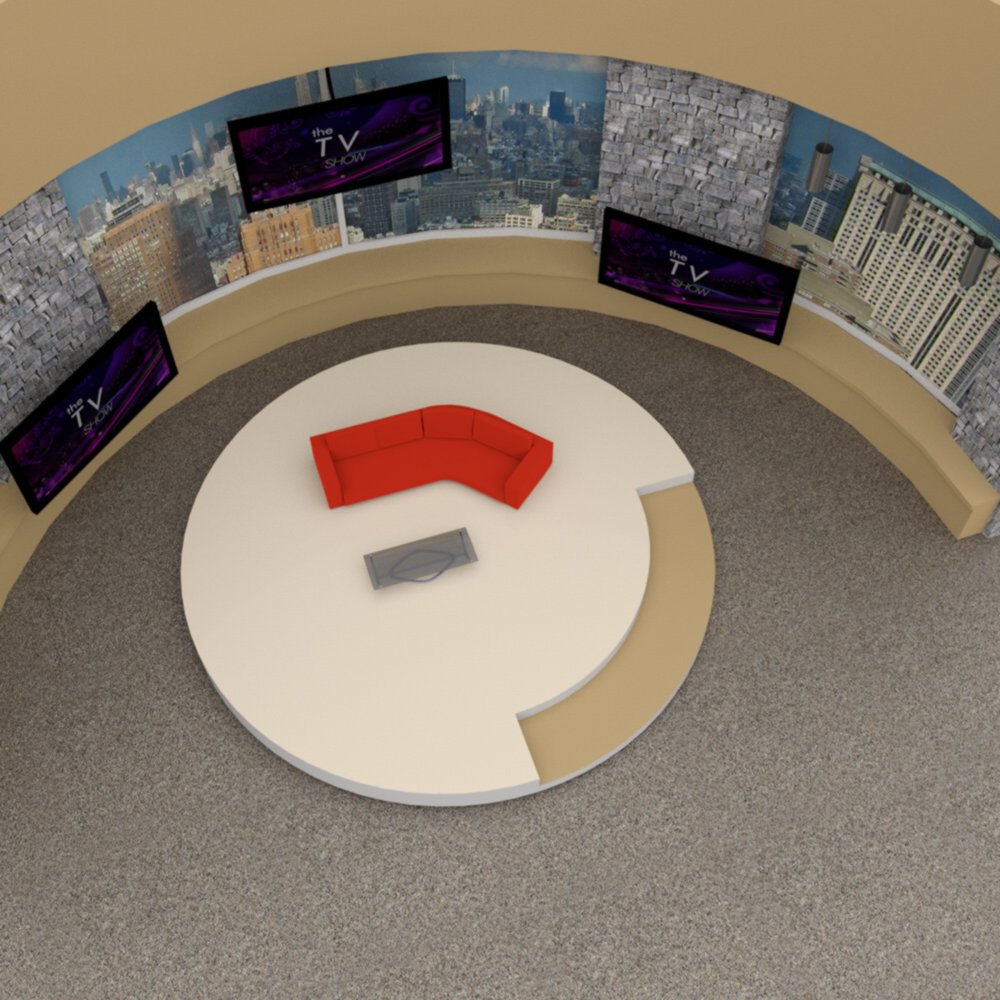 Daytime TV Talk Show Set - for DAZ Studio | Daz 3D