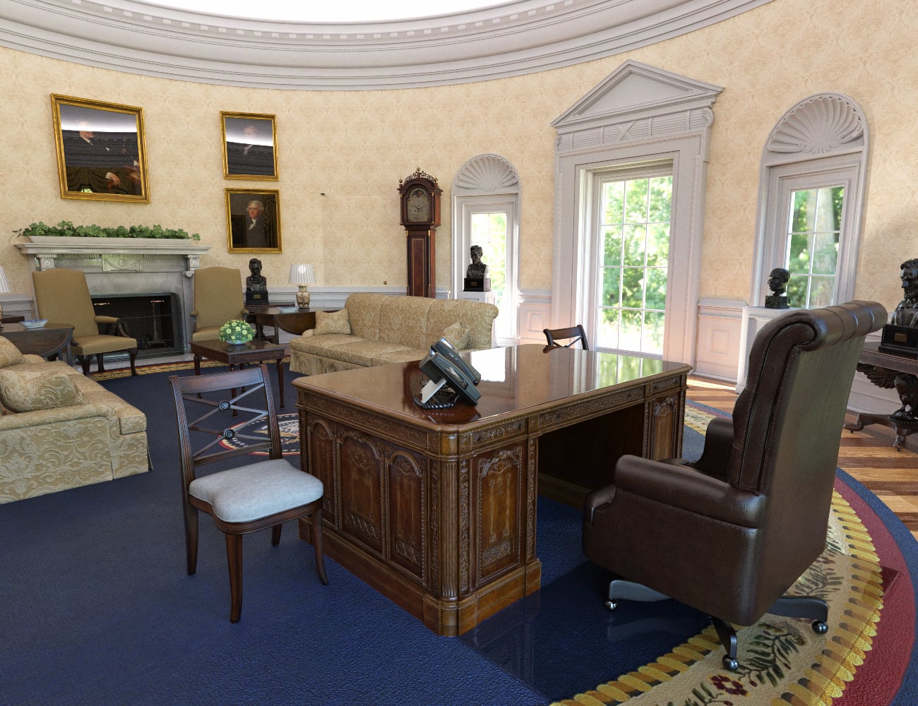 XI Presidential Office | Daz 3D
