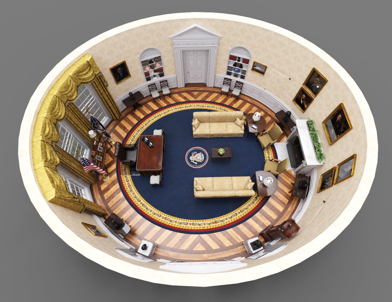 XI Presidential Office | Daz 3D
