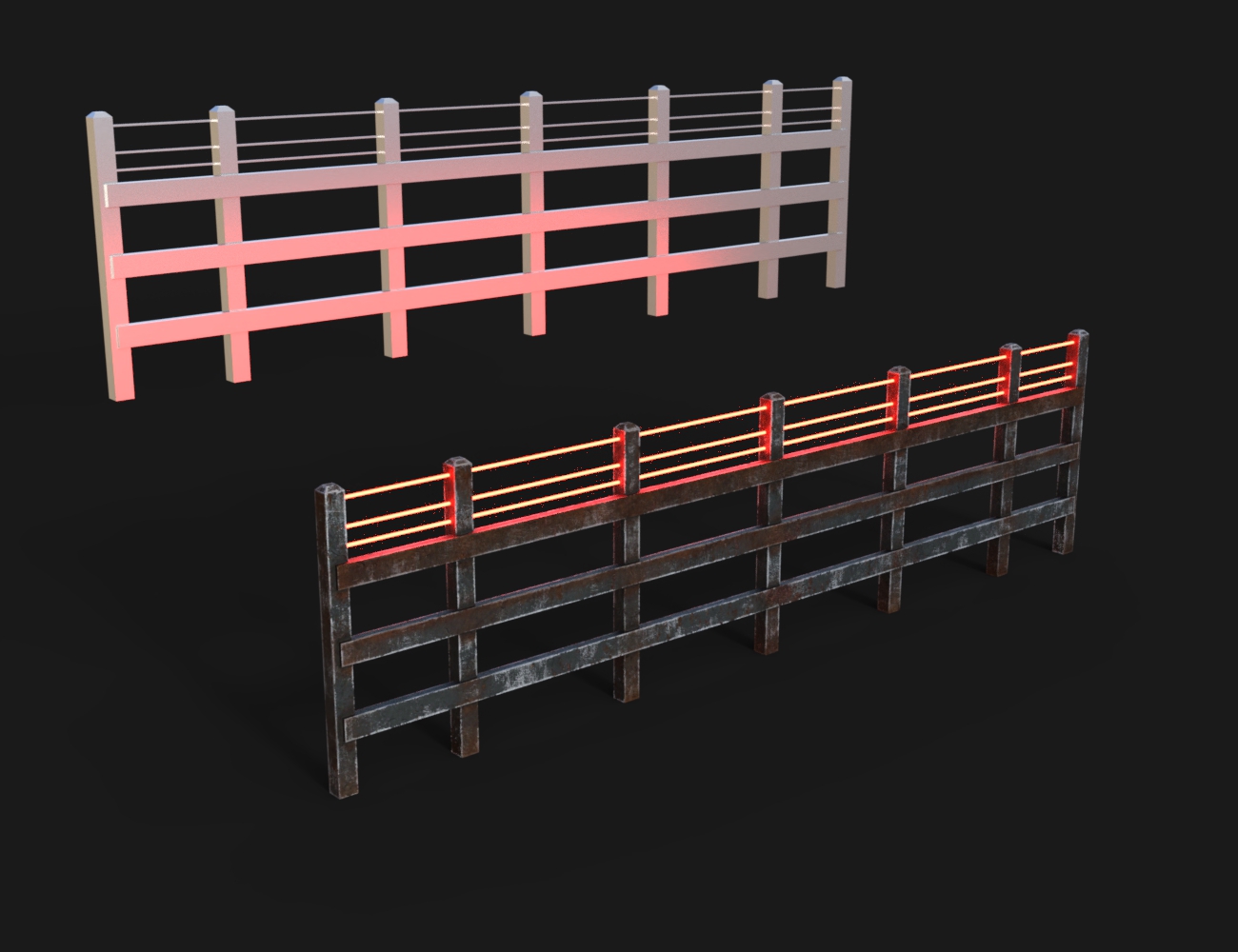 Sci-Fi Hover Tractor Prop Set | Daz 3D