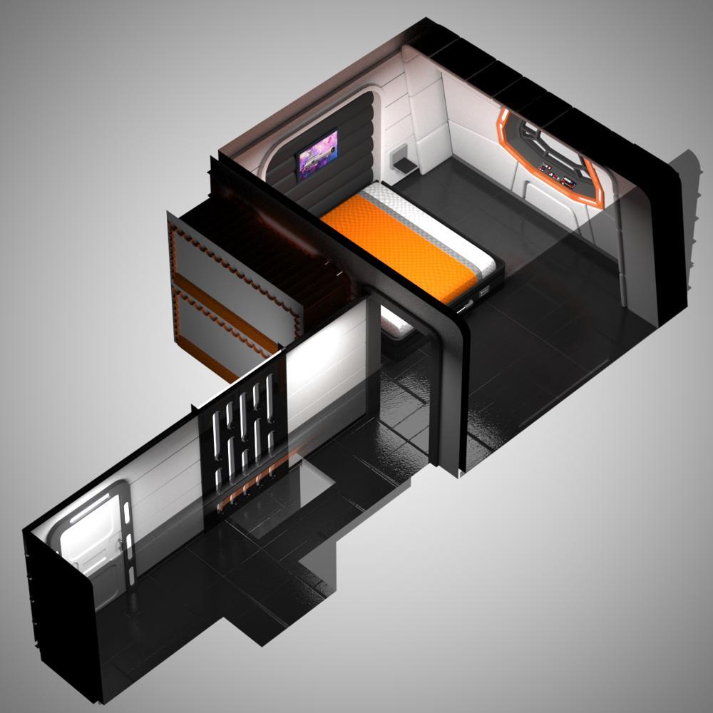 Imperial Crew Bunks for Poser | Daz 3D