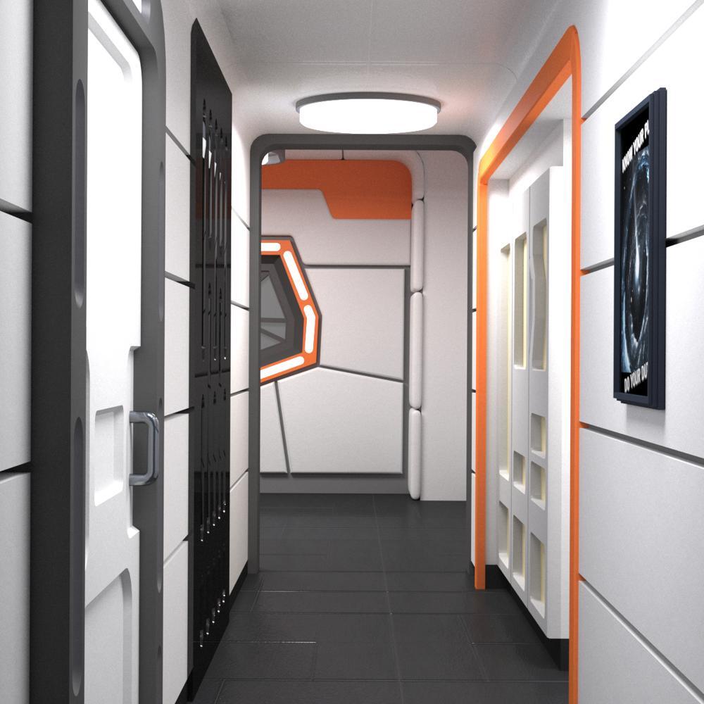 Imperial Crew Bunks for Poser | Daz 3D