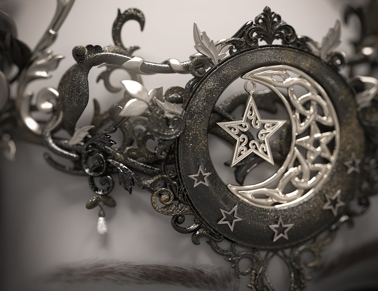 TF Mystic Moon Tiara | Daz 3D