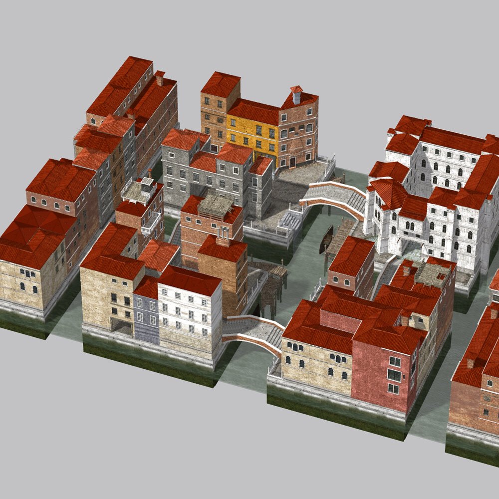 Canal Town for Poser | Daz 3D