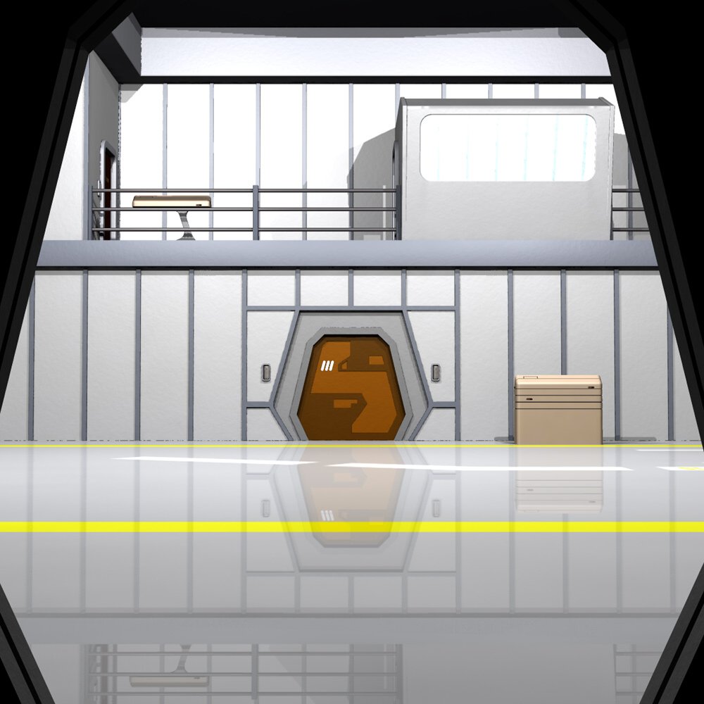 Cargo Bay 02 for Poser | Daz 3D