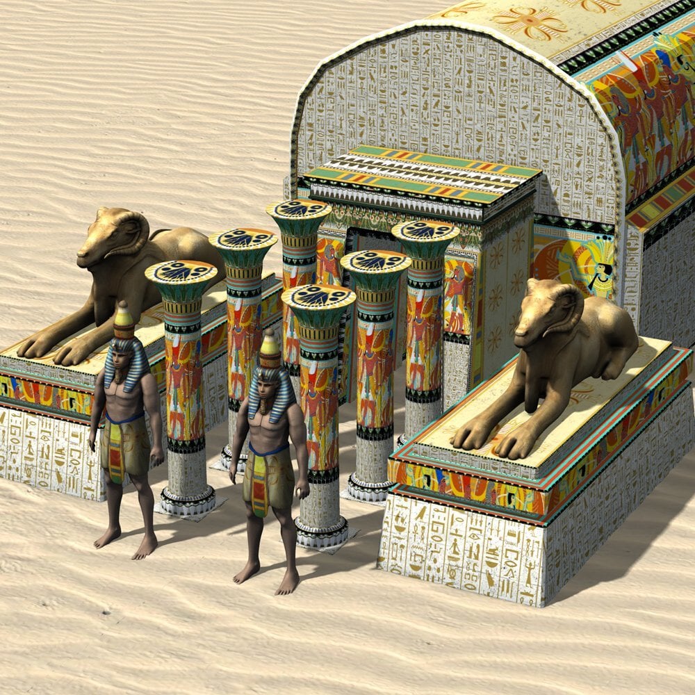 Egypt Set for Poser | Daz 3D