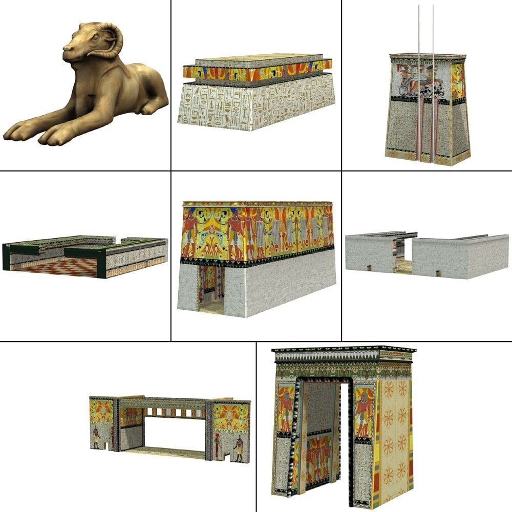 Egypt Set for Poser | Daz 3D