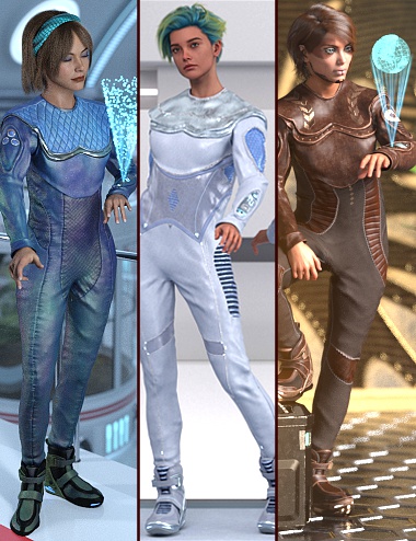 Solara Suit Celestial Expansion Megapack | Daz 3D