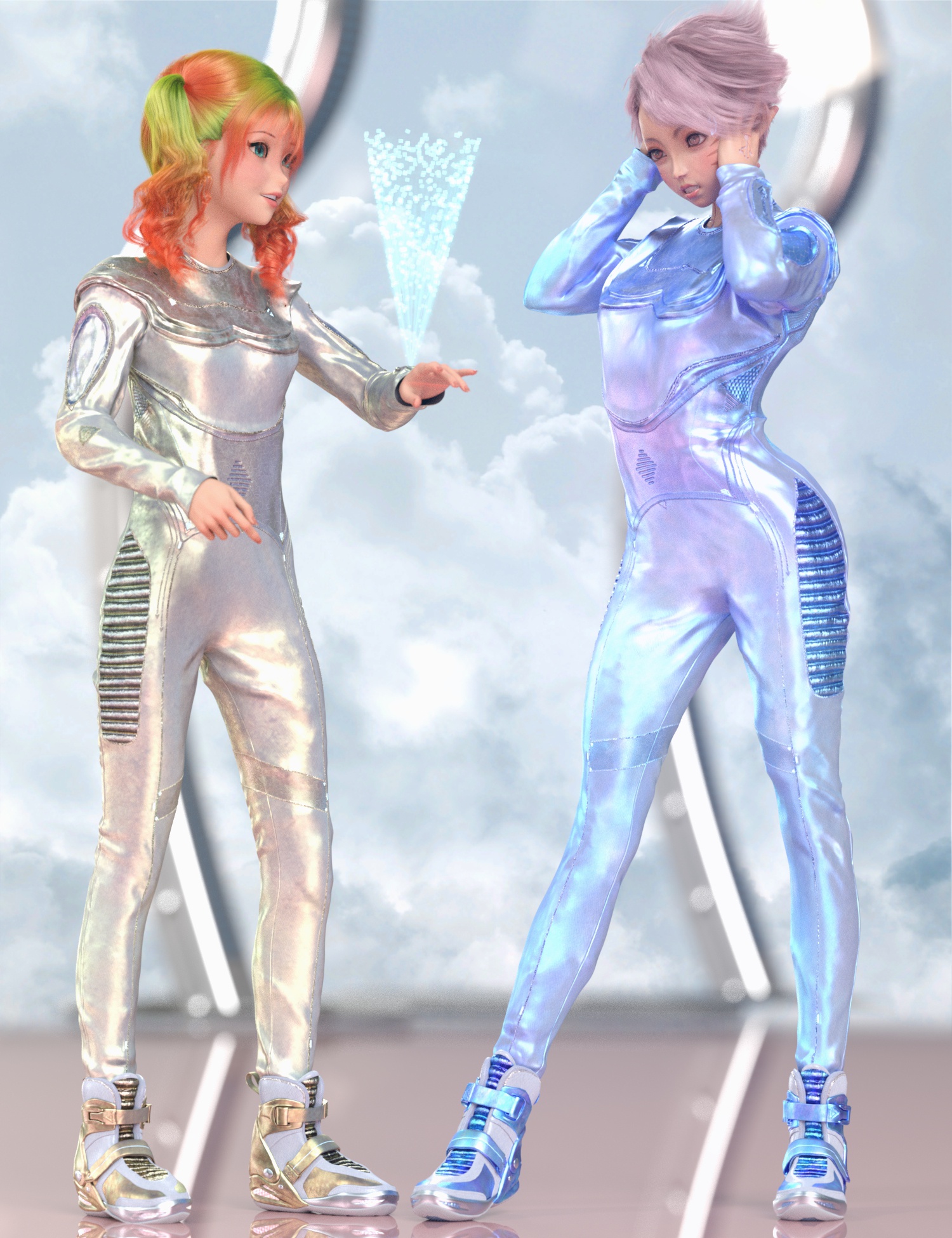 Solara Suit Celestial Expansion Megapack | Daz 3D