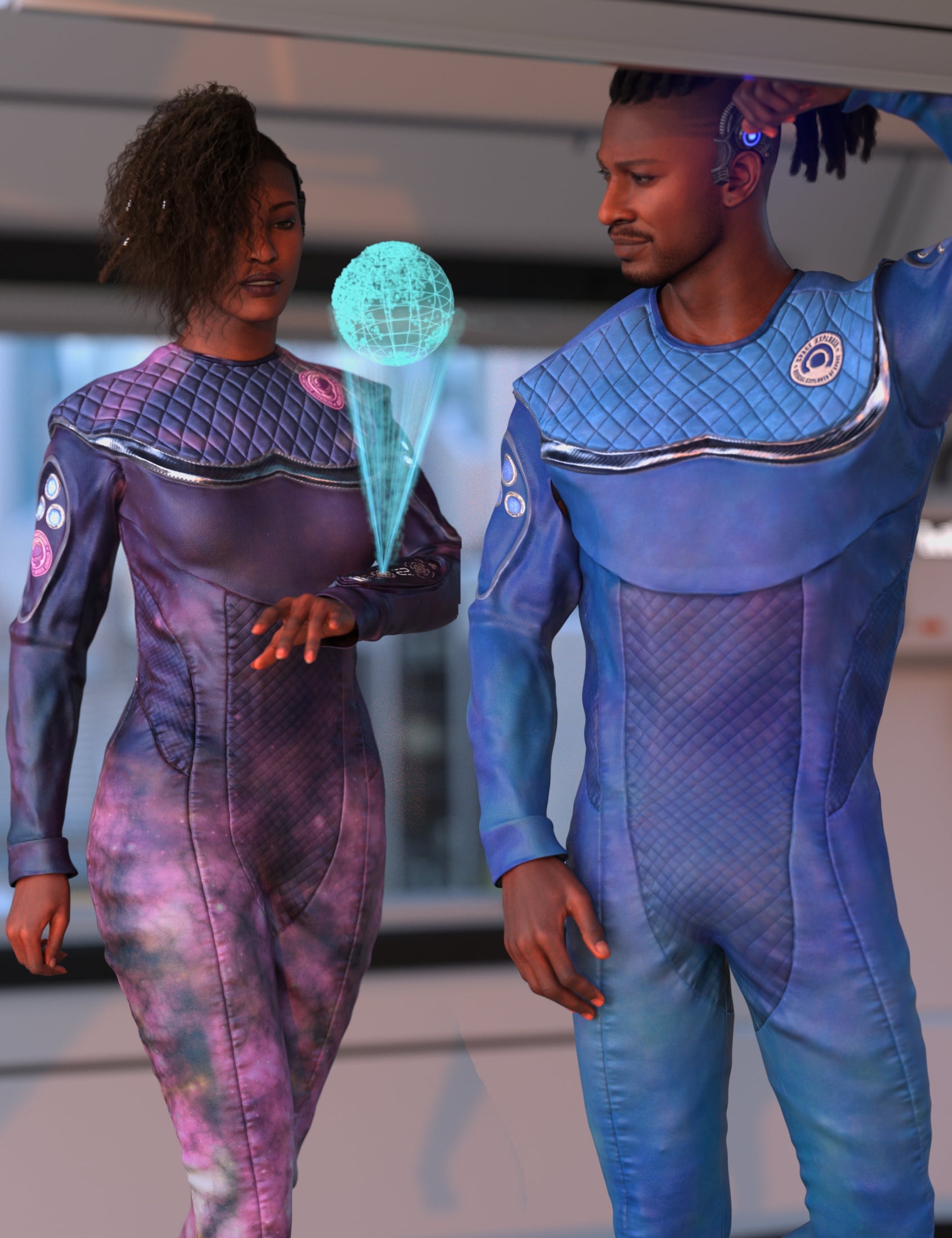 Solara Suit Celestial Expansion Megapack | Daz 3D
